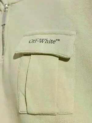 Off-White Floral Hoodie - Green