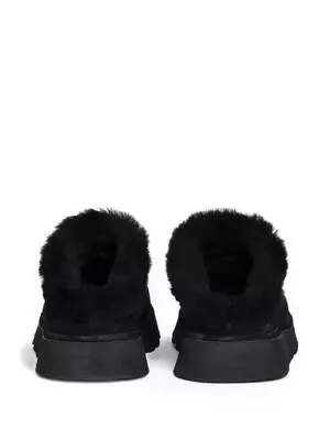 Zadig&Voltaire Embroidered Shearling Mules