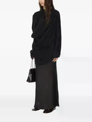 UMA WANG Draped Asymmetric Blouse
