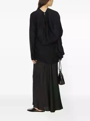 UMA WANG Draped Asymmetric Blouse