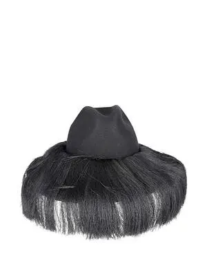 Comme Des Garçons Fringed Wool Hat