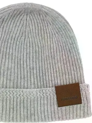 TOM FORD Ribbed Patch Beanie