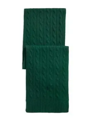 Polo Ralph Lauren Cable-knit Scarf - Green