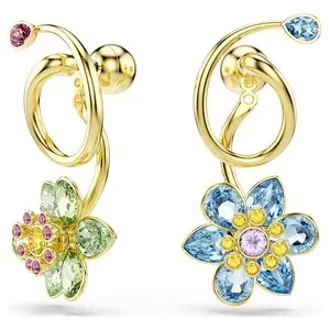SWAROVSKI Idyllia Butterfly Drop Earrings With Crystal Embellishments - Multicolored
