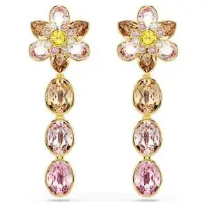 SWAROVSKI Idyllia Butterfly Drop Earrings With Crystal Embellishments - Multicolored