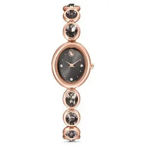 SWAROVSKI Imber Oval Watch With Crystal Embellishments - Black