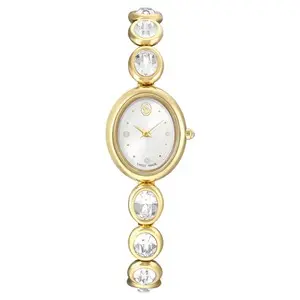 SWAROVSKI Swarovski Imber Oval Watch With Crystal Embellishments White