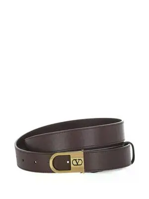 Valentino Garavani Vlogo Buckle Belt - Brown