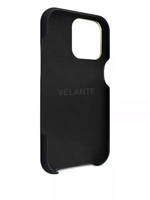 VELANTE Quilted Leather Iphone Case