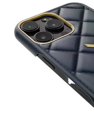 VELANTE Quilted Leather Iphone Case