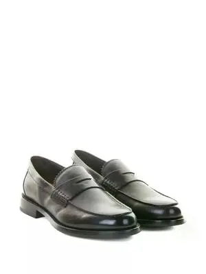 DOUCAL'S Penny Leather Loafers