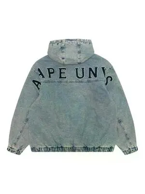 A BATHING APE Hooded Denim Jacket