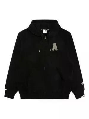 AAPE BY *A BATHING APE Appliqué Zip-up Hoodie