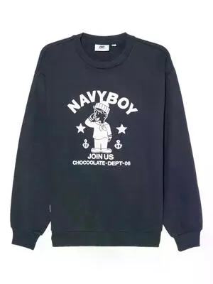 CHOCOOLATE Logo-printed Sweatshirt - Blue