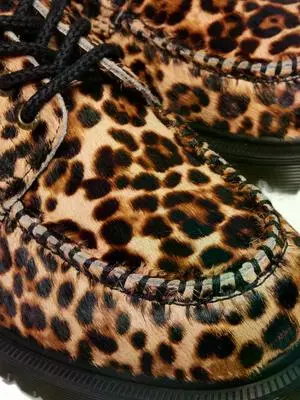Dr. Martens Leopard Print Loafers