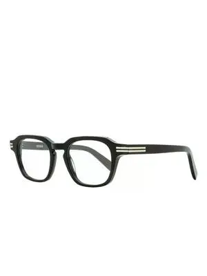 Zegna Keyhole Bridge Rectangular Eyeglasses