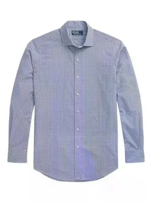 Ralph Lauren Long Sleeve Checked Shirt - Blue