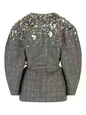 Fendi Crystal-embellished Tweed Jacket