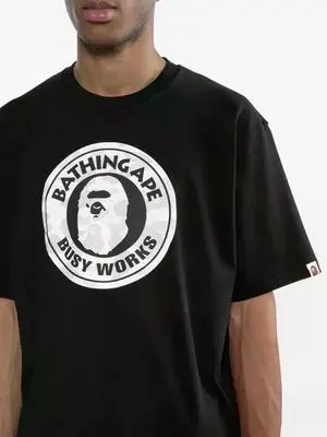 A BATHING APE Logo-printed T-shirt