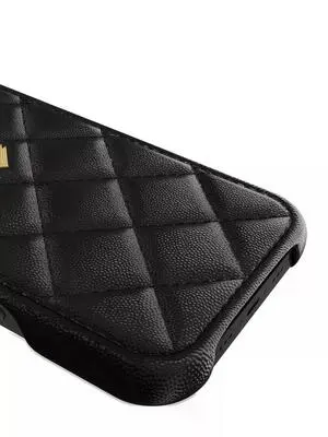 VELANTE Quilted Leather Iphone 16 Case