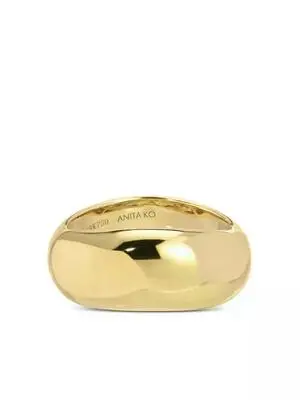 ANITA KO 18k Yellow Celeste Wave Ring - Gold