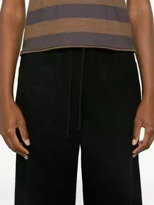 HANNES ROETHER Drawstring Flared Trousers