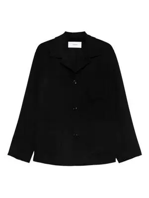 LARDINI Single-breasted Coat - Black