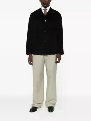 LARDINI Single-breasted Coat - Black