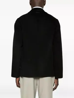 LARDINI Single-breasted Coat - Black