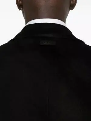 LARDINI Single-breasted Coat - Black