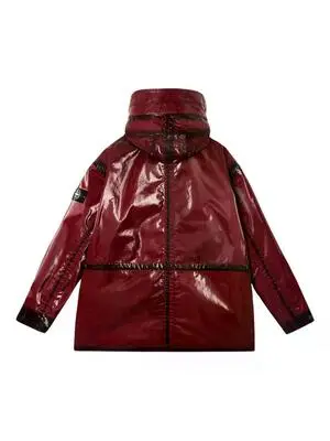 Stone Island Prismatic-effect Hooded Coat