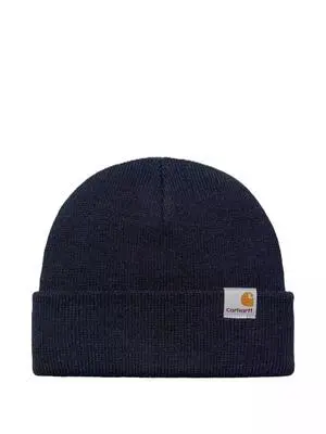 Carhartt Work In Progress Logo-patch Beanie - Blue