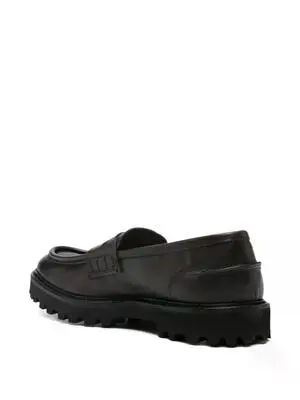 FRATELLI RENNELLA Penny Leather Loafers
