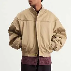 WILLY CHAVARRIA Gas Station Bomber Jacket - Travertine