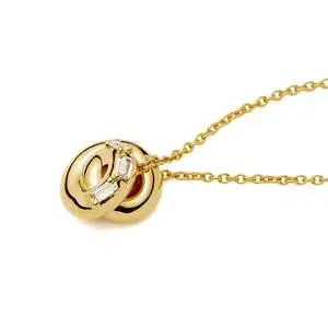MISSOMA X Lucy Williams Pavé Knot Pendant Necklace