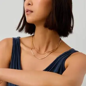 MISSOMA X Lucy Williams Horizon Link Chain Necklace - Gold