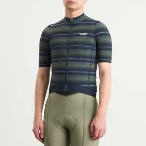PAS NORMAL STUDIOS Essential Jersey - Light Olive Stripe