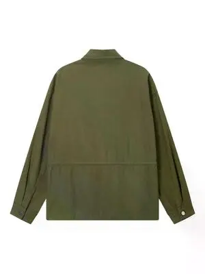 TOUT A COUP Double-pocket Collared Jacket - Green