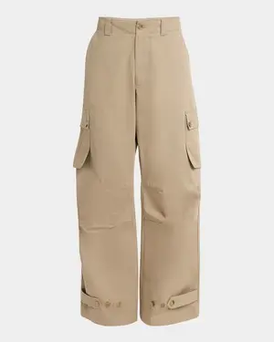 Men's Wide Leg Cargo Pants