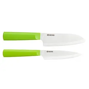 KYOCERA Innovationwhite® 2 Piece Ceramic Knife Set - Green
