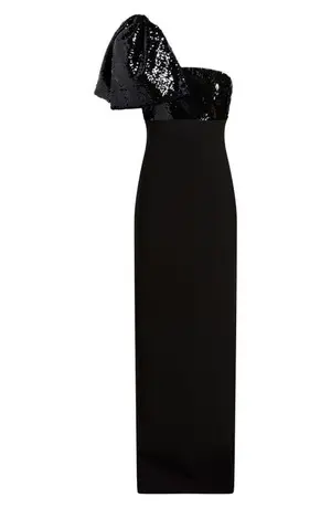 Likely Rora Sequin Bow Gown