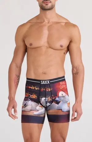 SAXX Volt Breathable Sim Fit Mesh Boxer Briefs - Da Bears-multi