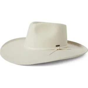 Brixton Marlow Wool Felt Rancher Hat - Off White