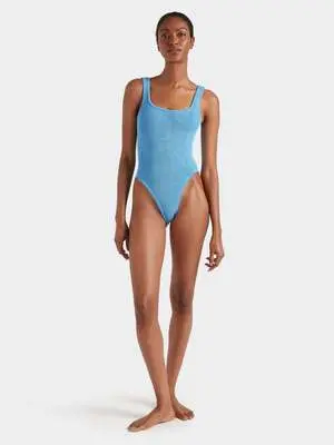 Hunza G Square Neck One Piece Swimsuit