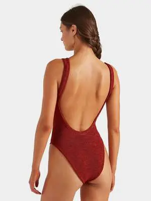 Hunza G Square Neck One Piece Swimsuit