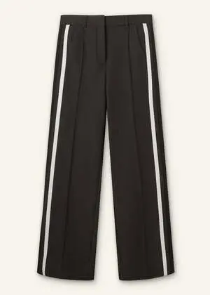 ME+EM Contrast Side Stripe Relaxed Pant