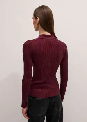 ME+EM Merino Cashmere Slim Knit Shirt
