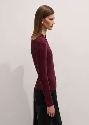 ME+EM Merino Cashmere Slim Knit Shirt