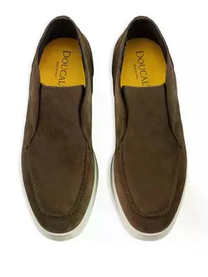 DOUCAL'S Suede Slip-on Boots - Brown