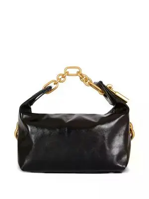 Balmain Mini Sync Chain-embellished Leather Tote Bag - Black